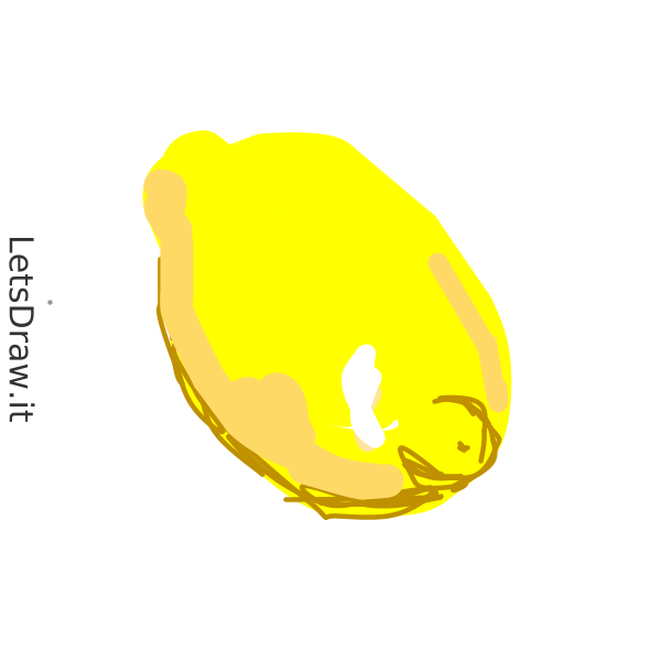 How to draw lemon / xkohnuqsd.png / LetsDrawIt