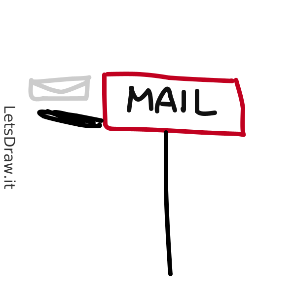 How to draw mail / xksyk5q48.png / LetsDrawIt