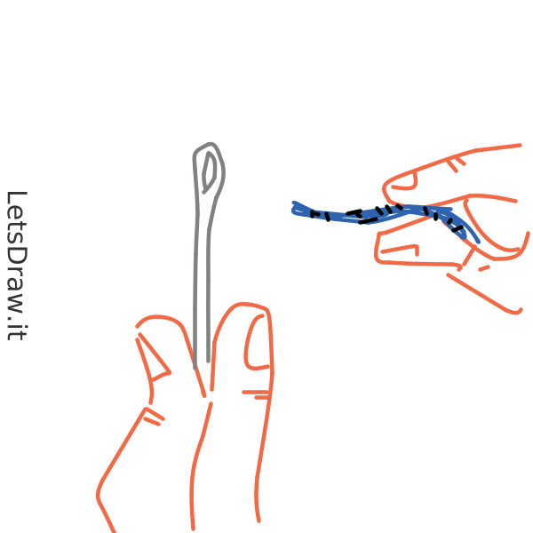 How to draw sewing needle / xm7abkw5j.png / LetsDrawIt