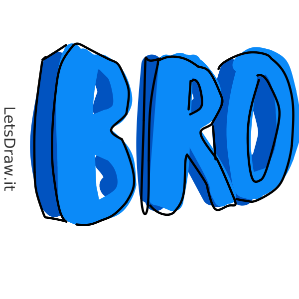 How to draw bro / xpbbkxijj.png / LetsDrawIt