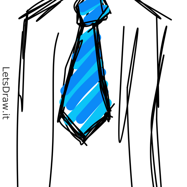 How to draw tie / xqxyp17rg.png / LetsDrawIt