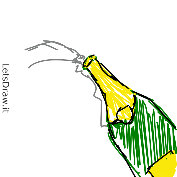 How to draw Champagne / xr9nnnz1n.png / LetsDrawIt