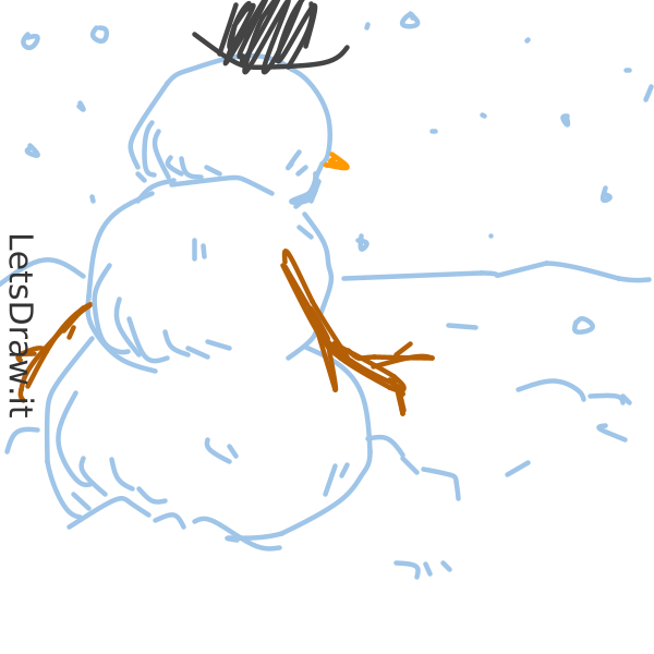 How to draw snow / xrrhgt8it.png / LetsDrawIt