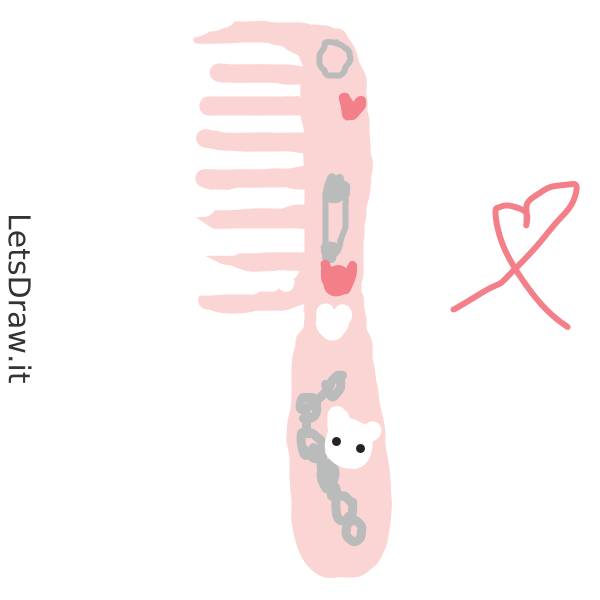 How to draw comb / xs5sxwp65.png / LetsDrawIt