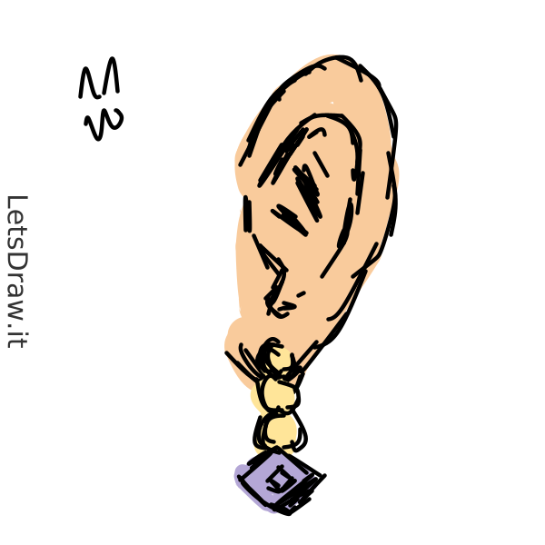 How to draw earring / Learn to draw from other LetsdrawIt players