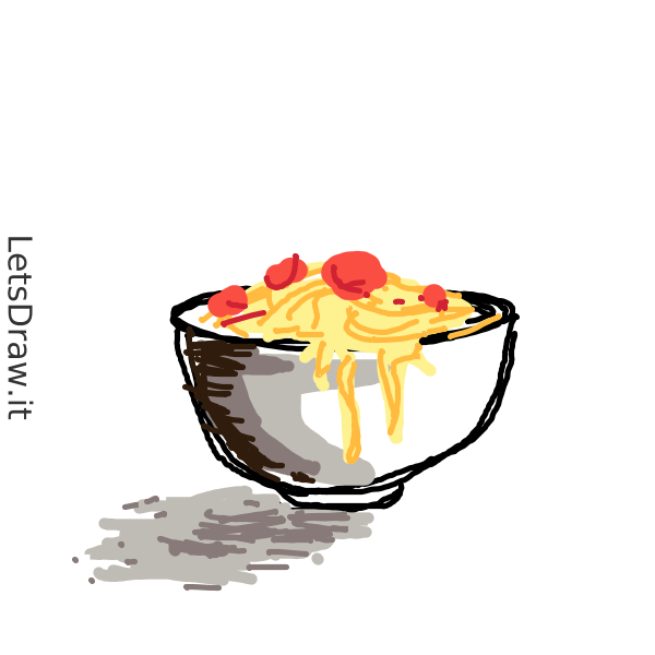 How to draw spaghetti / xuh18sw61.png / LetsDrawIt