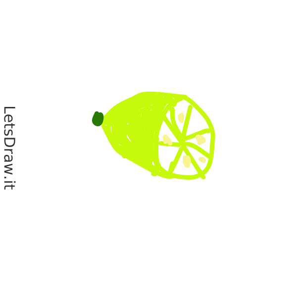 How to draw Lime / xuqbcx6s4.png / LetsDrawIt