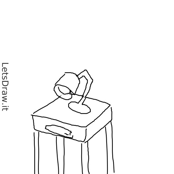 How to draw table lamp / xwmjbkyzm.png / LetsDrawIt