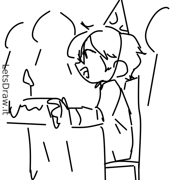 How to draw celebration / xwmwktsm4.png / LetsDrawIt
