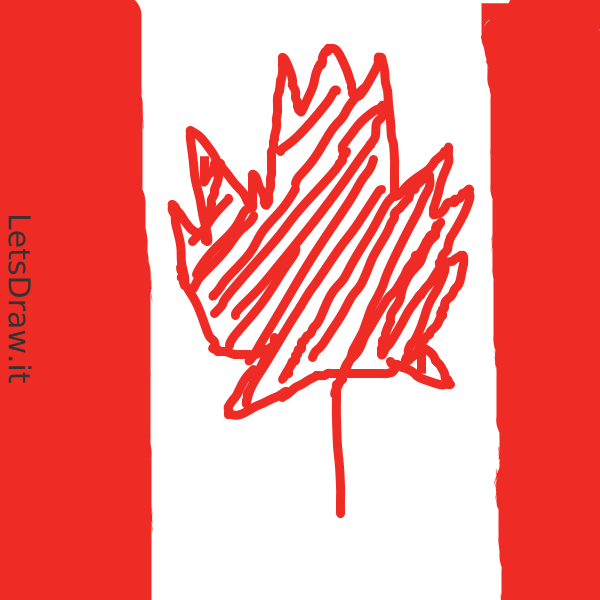 How to draw Canada / xxjgqwnik.png / LetsDrawIt