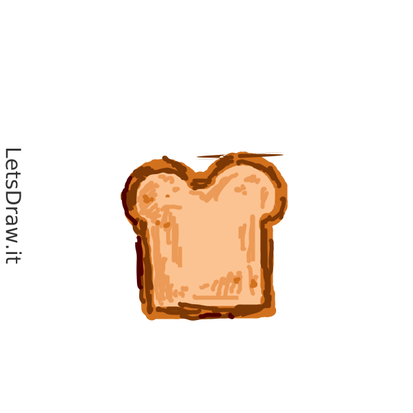 How to draw bread / y4a1t61bp.png / LetsDrawIt