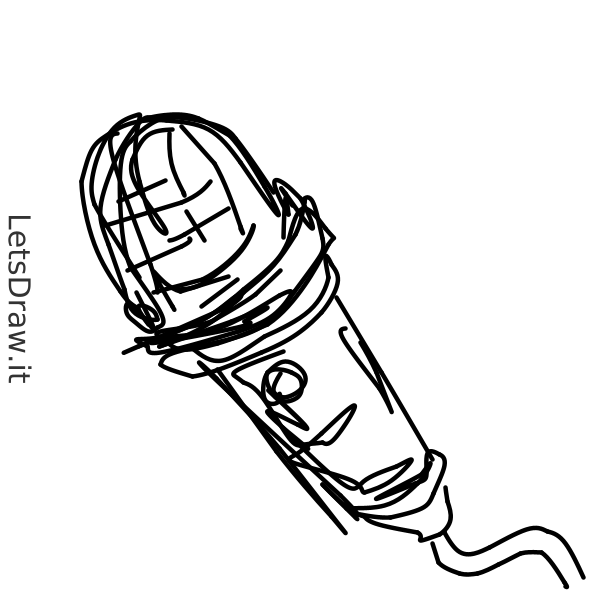 How to draw microphone / y4o3dtpjt.png / LetsDrawIt