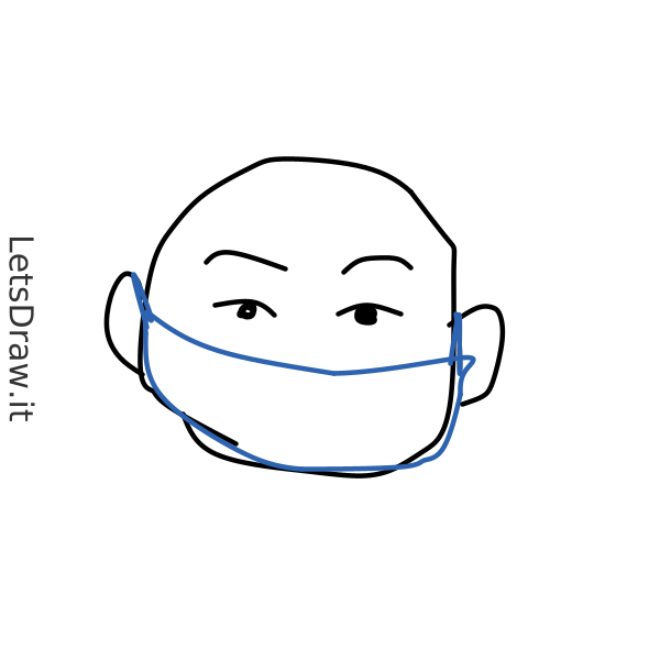 How to draw mask / y4q5dphqg.png / LetsDrawIt