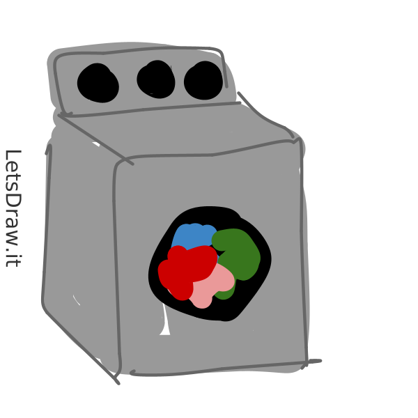 How to draw washing machine / y5segb68r.png / LetsDrawIt