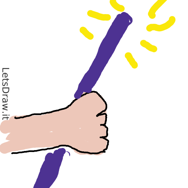 How to draw magic wand / y6igp93u6.png / LetsDrawIt