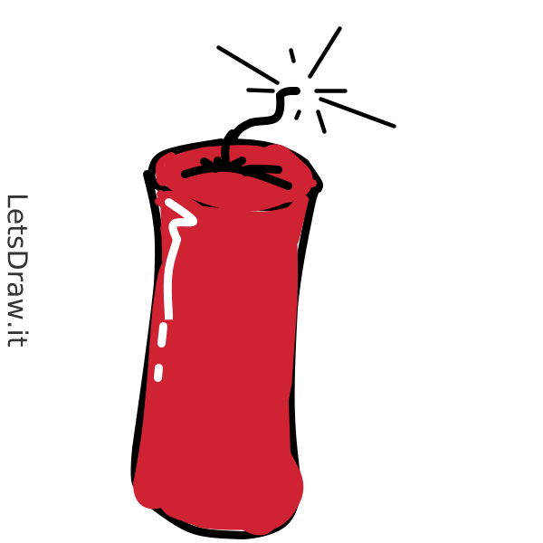 How to draw dynamite / y6ind5f5m.png / LetsDrawIt