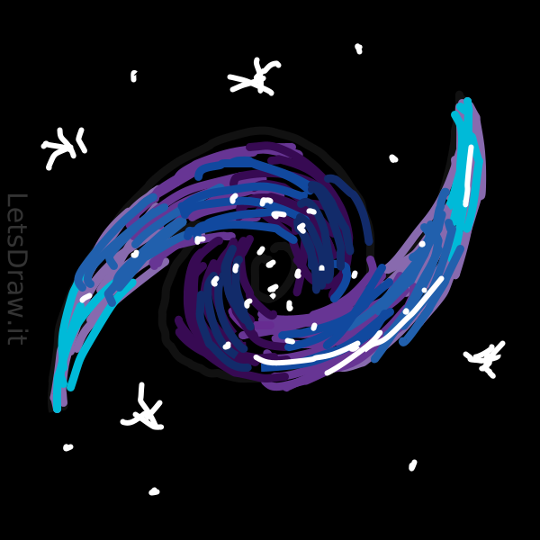 How to draw galaxy / y6thtk6js.png / LetsDrawIt