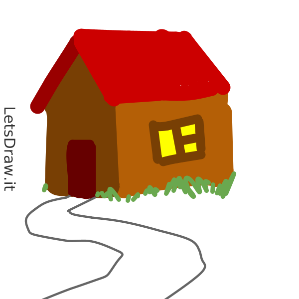 How to draw cottage / y9y58np46.png / LetsDrawIt