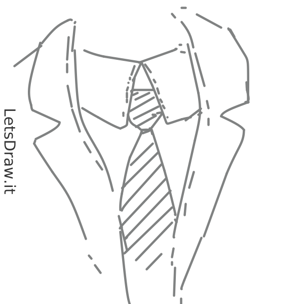 How to draw tie / ybuxng85h.png / LetsDrawIt