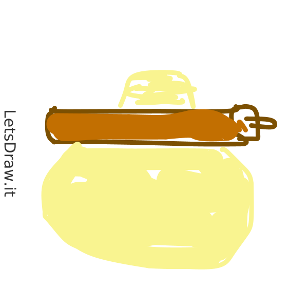 How to draw rolling pin / yd7njeszh.png / LetsDrawIt