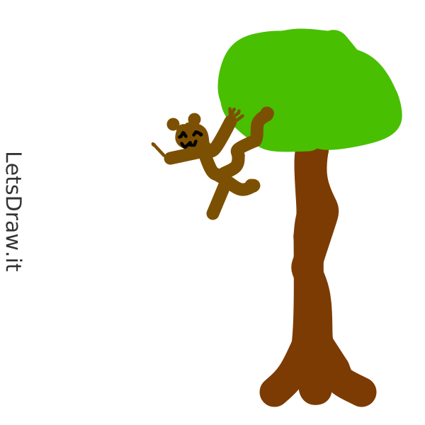 How to draw monkey / yentmgxdm.png / LetsDrawIt