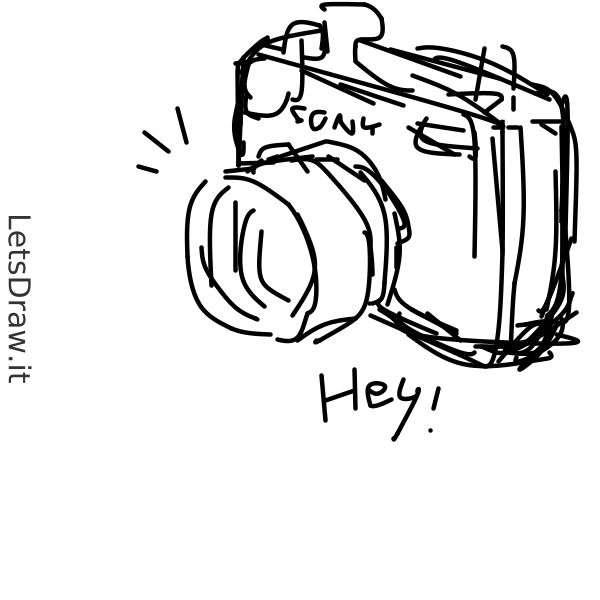 How to draw video camera / yft6m51dm.png / LetsDrawIt