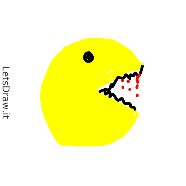 How to draw pacman / yh7tgiood.png / LetsDrawIt