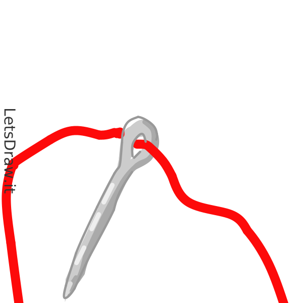 How to draw needles / yh9sjw189.png / LetsDrawIt