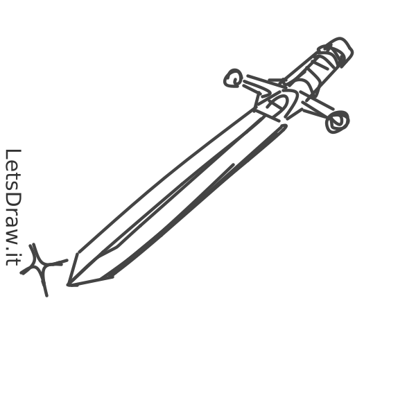 How to draw Swords / yhehgsroa.png / LetsDrawIt