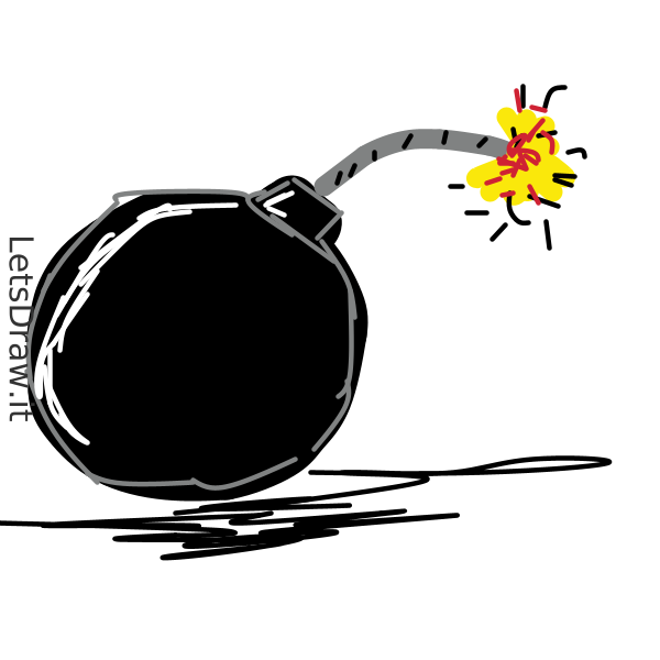 How to draw bomb / yj6trr8ha.png / LetsDrawIt