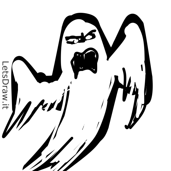 How to draw ghost / yk9nn89mi.png / LetsDrawIt