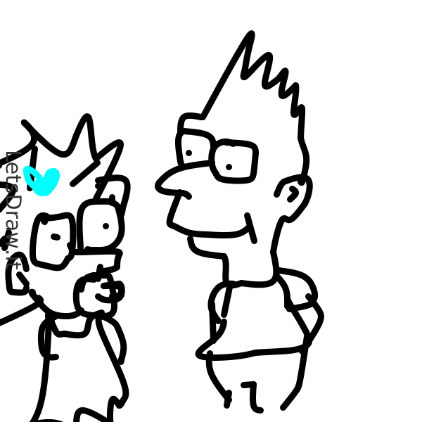 How to draw Simpsons / ymtaedibj.png / LetsDrawIt