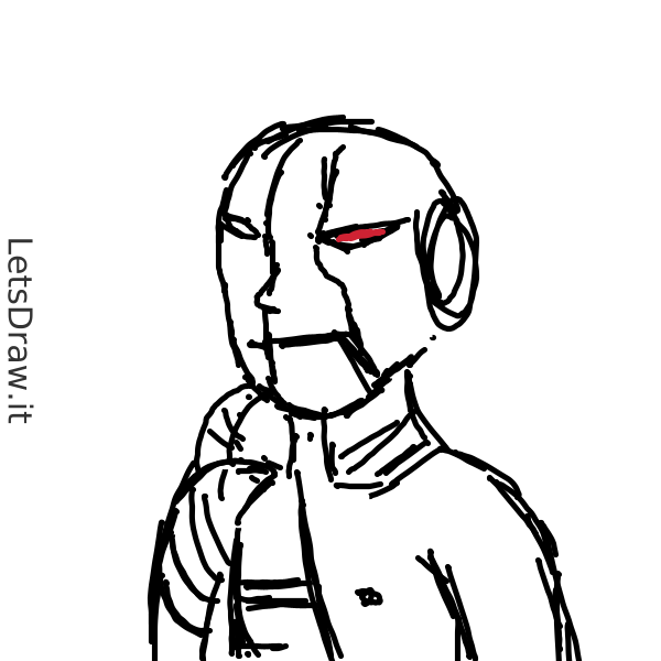 How to draw Cyborg / ynui8i5fp.png / LetsDrawIt
