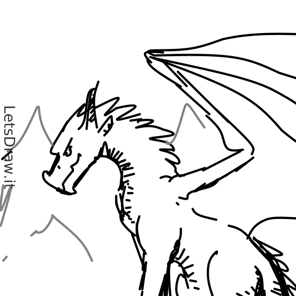 How to draw dragon / yobwd6hz.png / LetsDrawIt