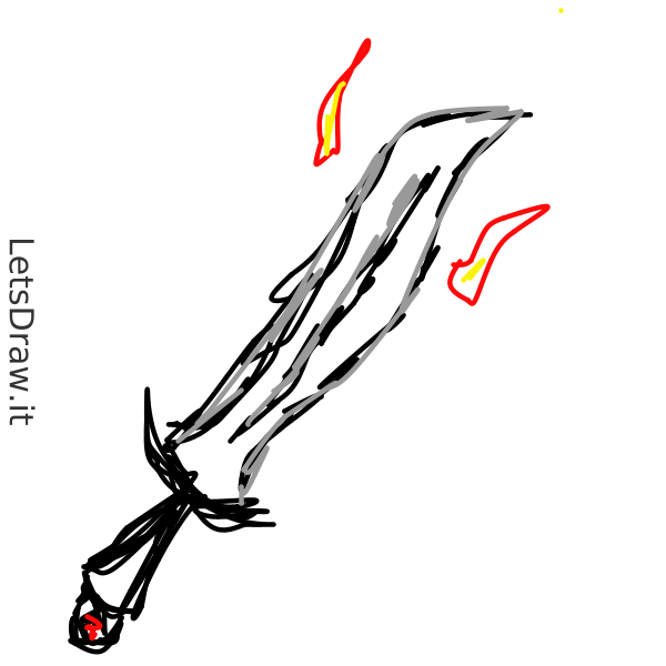 How to draw sword / ypgmccf4p.png / LetsDrawIt