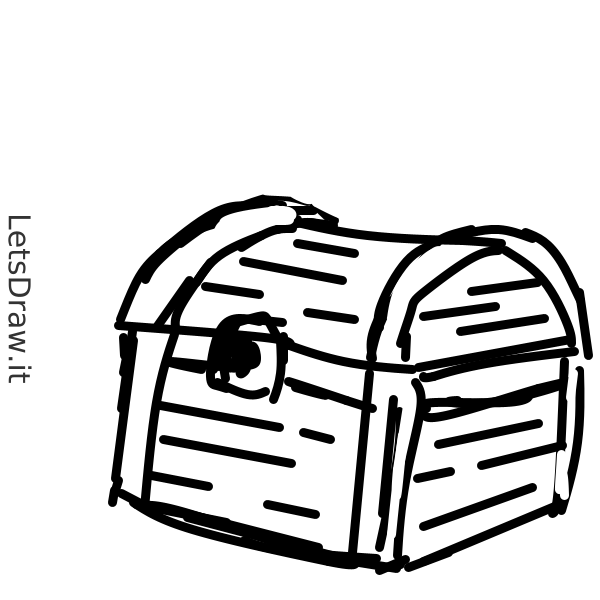 How to draw treasure chest / yscufjsej.png / LetsDrawIt