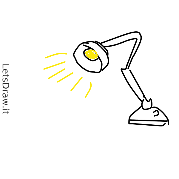 How to draw lamp / yt6hq171.png / LetsDrawIt