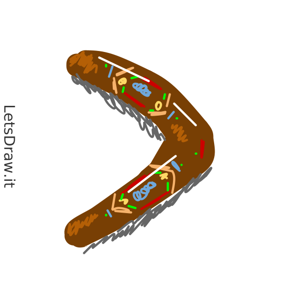 How to draw boomerang / yx6inrrmt.png / LetsDrawIt