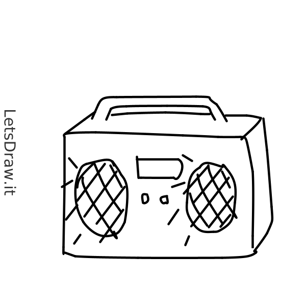 How to draw radio / yz3ktoi7.png / LetsDrawIt
