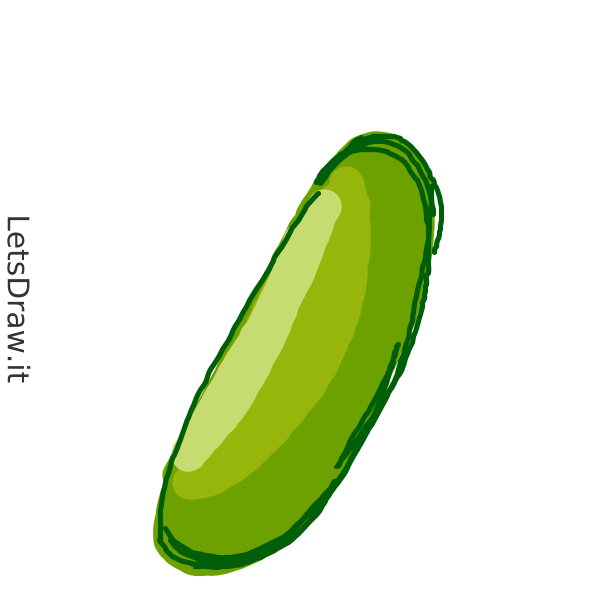 How to draw cucumber / z379bk59m.png / LetsDrawIt