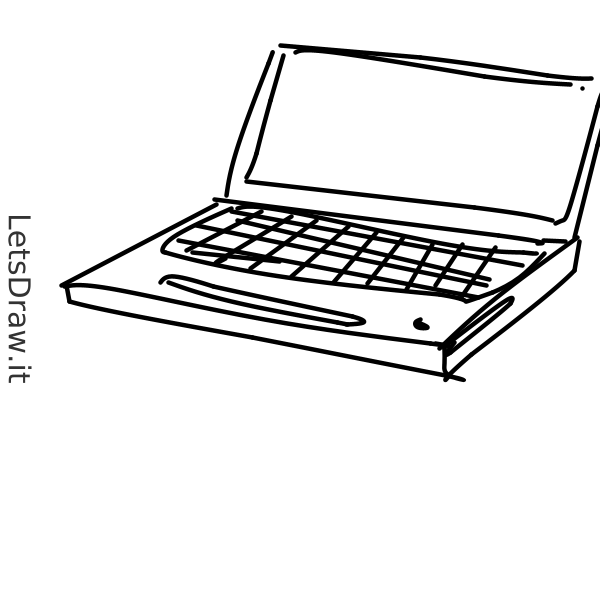 How to draw Laptops / z3npdzjzk.png / LetsDrawIt