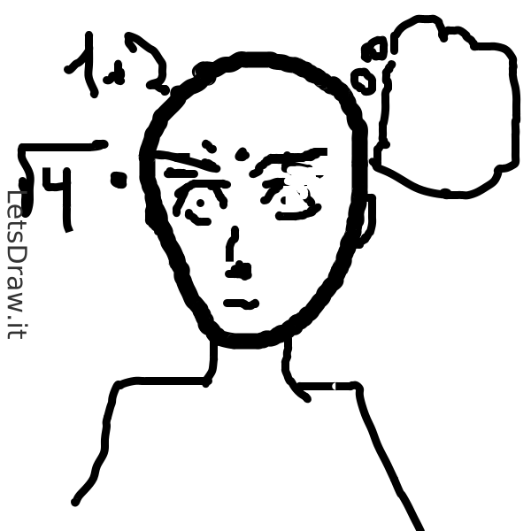 How to draw think / z68gxsf71.png / LetsDrawIt