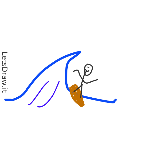 How to draw Surfing / z6pee7ena.png / LetsDrawIt