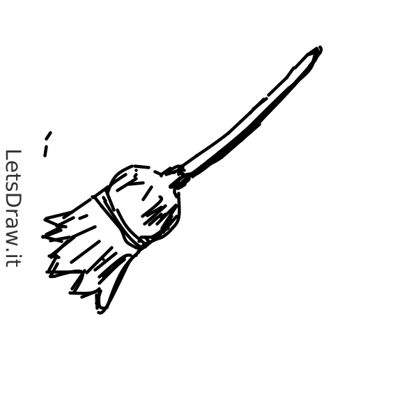 How to draw broom / z8uhek4hr.png / LetsDrawIt