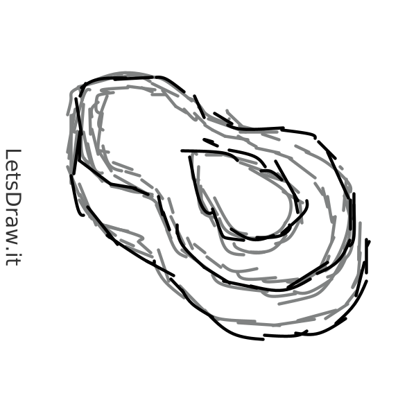 How to draw avocado / za9hazkx.png / LetsDrawIt