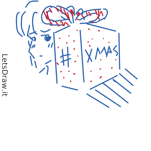 How to draw gift / zaf7nze7f.png / LetsDrawIt
