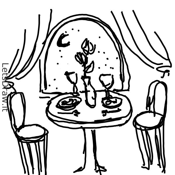 How to draw dinner / zb6wj8ki1.png / LetsDrawIt