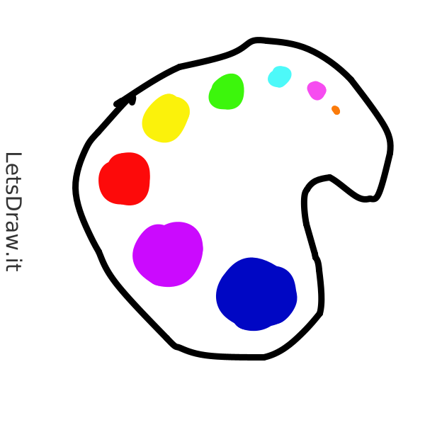How to draw palette / LetsDrawIt