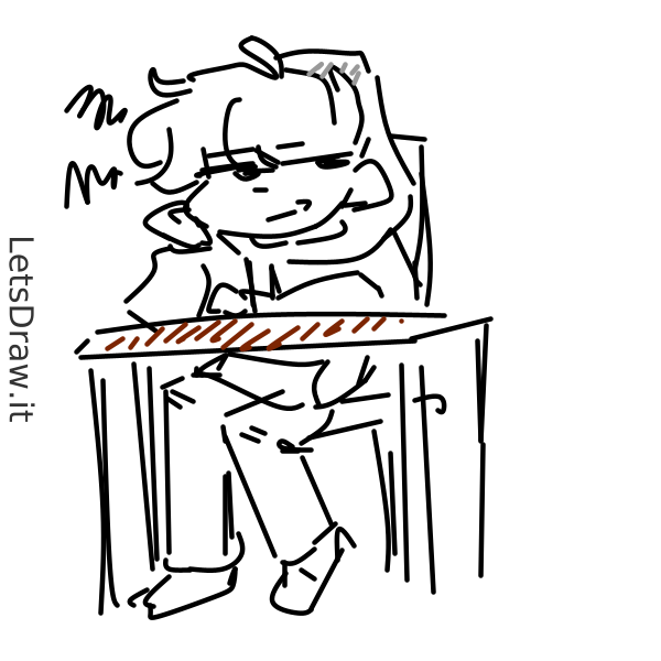 How to draw desk / ze6xp6oce.png / LetsDrawIt