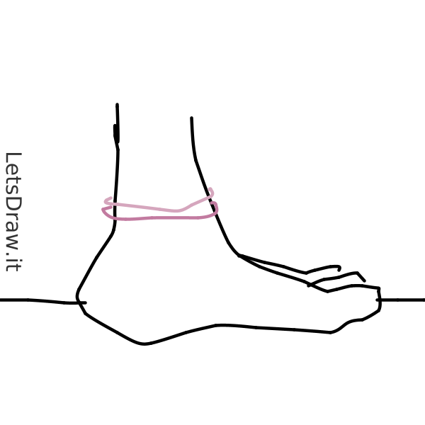 How to draw foot / zeoqfiaex.png / LetsDrawIt